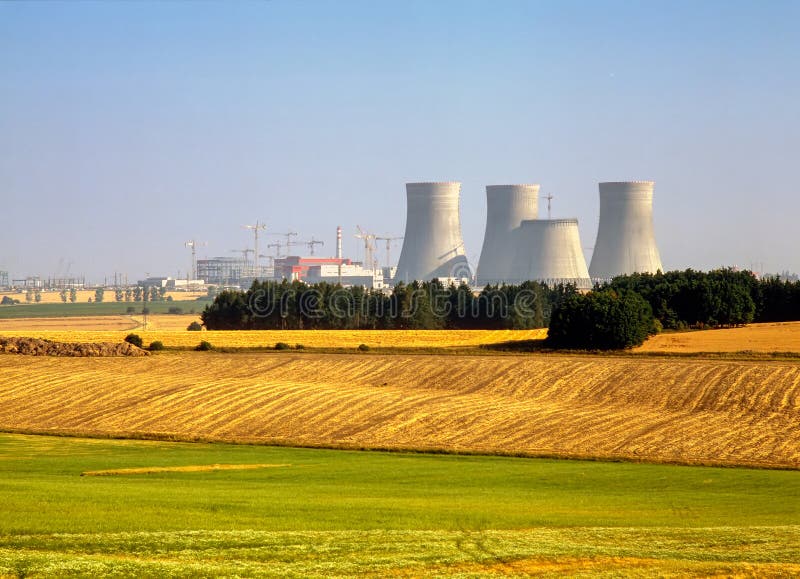 Nuclear Power Plant, Temelin, Czech Republic Stock Image - Image of ...