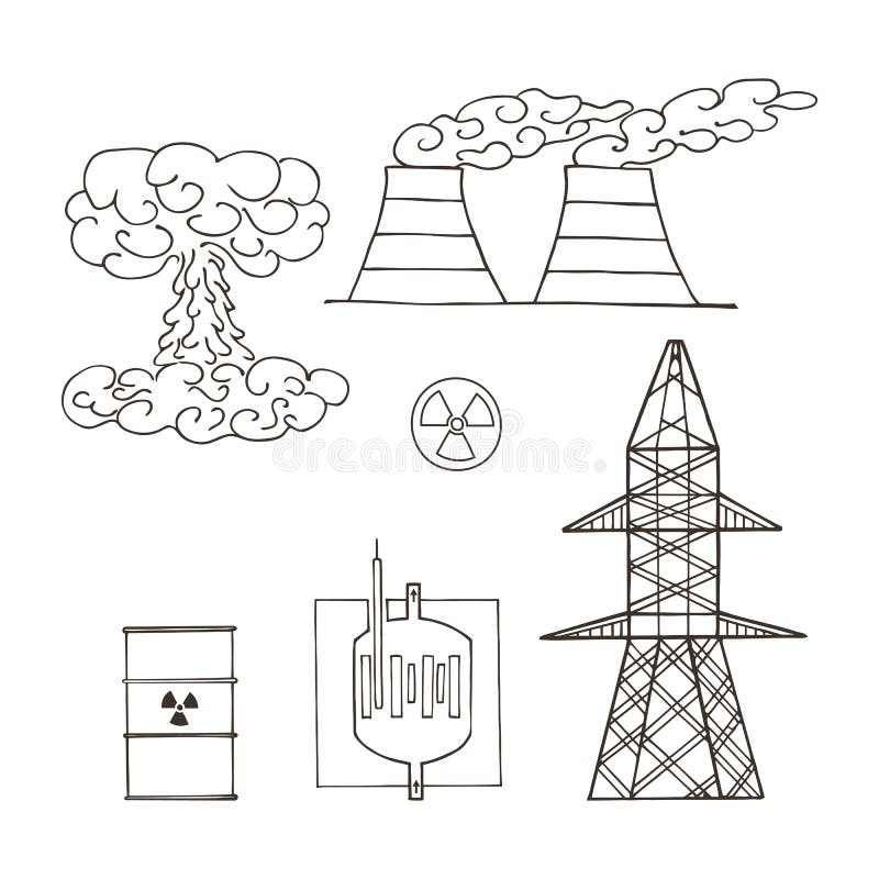Nuclear Power Plants Coloring Pages