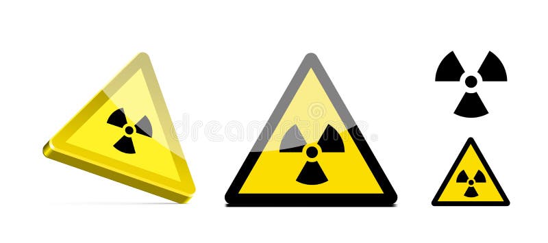 Nuclear Power Sign. Vector Illustration Stock Vector - Illustration of ...