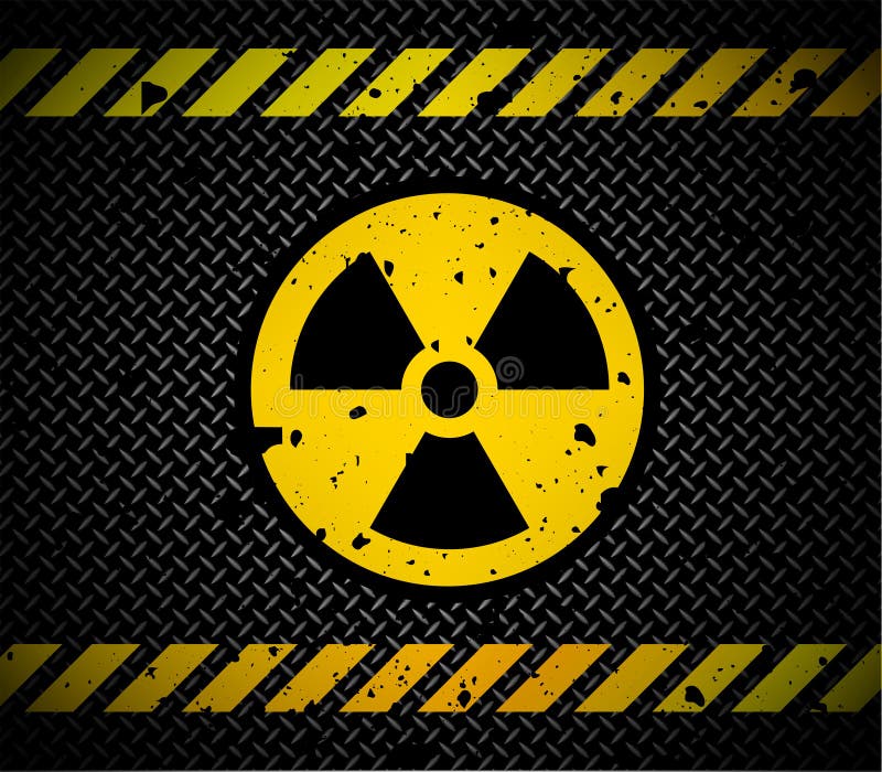 Nuclear Power Sign. Vector Illustration Stock Vector - Illustration of ...