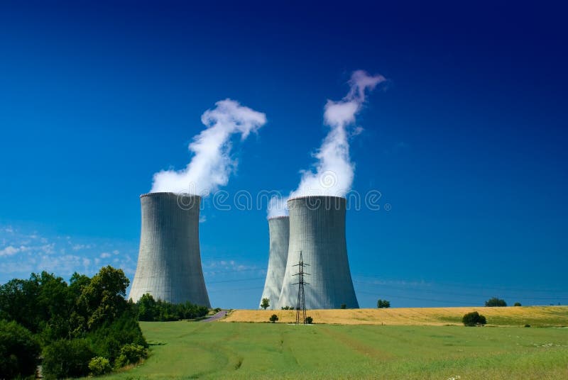 Nuclear power station stock photo. Image of colour, global - 12231786