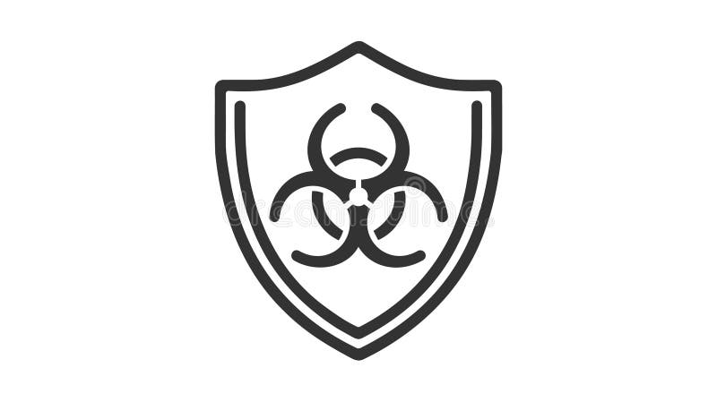 Nuclear Protection. Nuclear Shield. Nuclear Storage. Vector Shield Icon ...