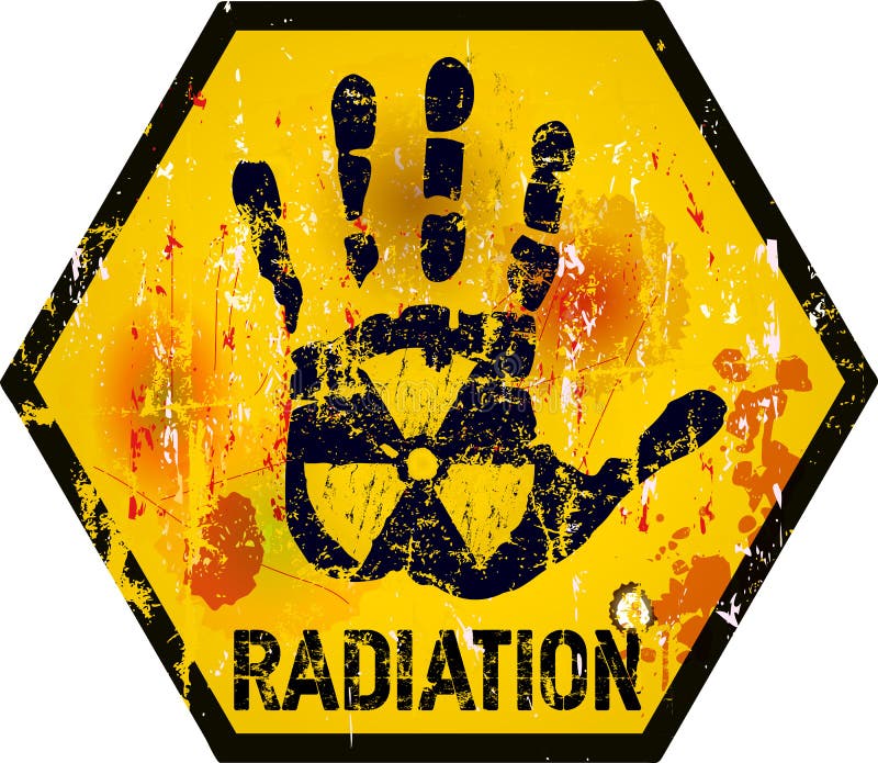 Nuclear Radiation Warning Sign