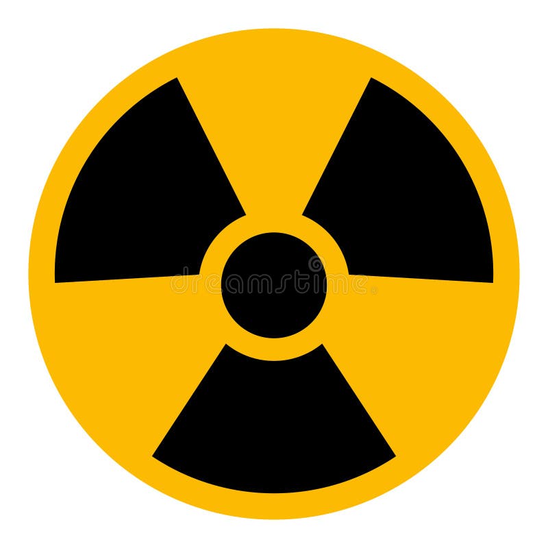 Nuclear Radioactive Danger Sign. Toxic Sign, Symbol Stock Vector ...