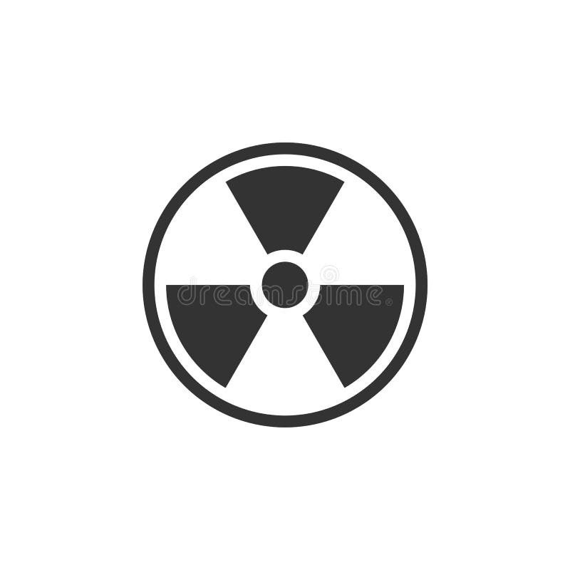 Nuclear Radioactive Icon Logo Template Illustration Design. Vector EPS ...