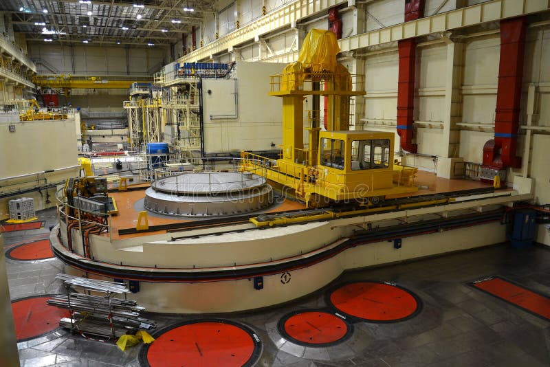 Nuclear Reactor Hall in a Power Plant Stock Image - Image of europe ...