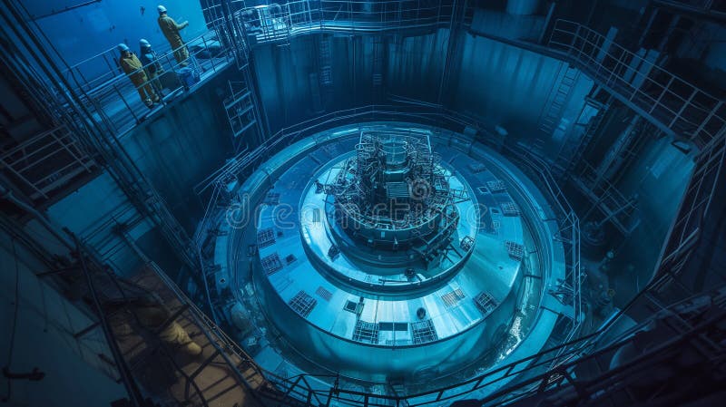 Nuclear reactor stock illustration. Illustration of modern - 324759109