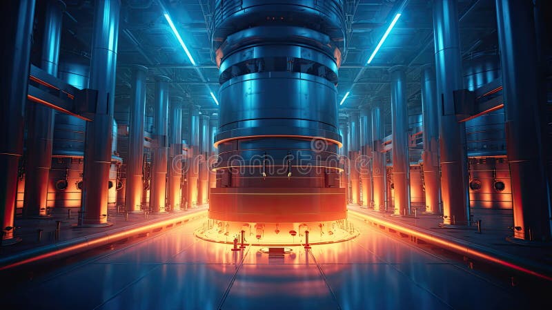 Column, Column in Power Plant. Gas Separation Plant Stock Photo - Image ...