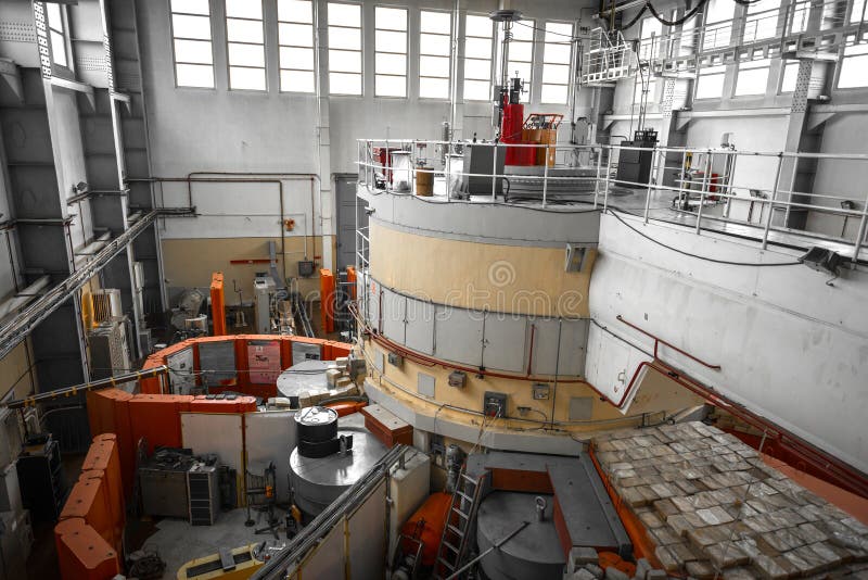 Nuclear Reactor in a Science Institute Stock Photo - Image of ...