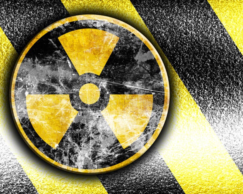 Nuclear sign stock illustration. Illustration of active - 733102