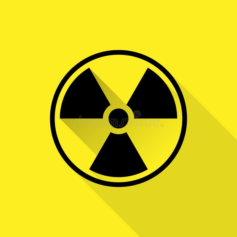 Nuclear sign. stock vector. Illustration of atomic, power - 270001824