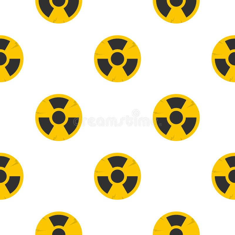 Nuclear Sign Pattern Seamless Stock Vector - Illustration of power ...
