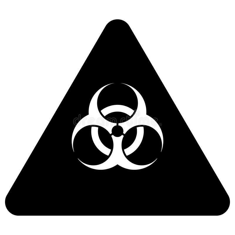 Nuclear Sign Radiation Hand Drawn, Vector, Eps, Logo, Icon, Silhouette ...