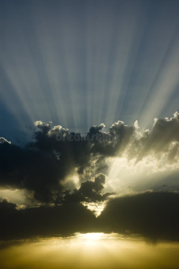Nuclear sunset #3 stock photo. Image of wave, clouds, gozo - 982408