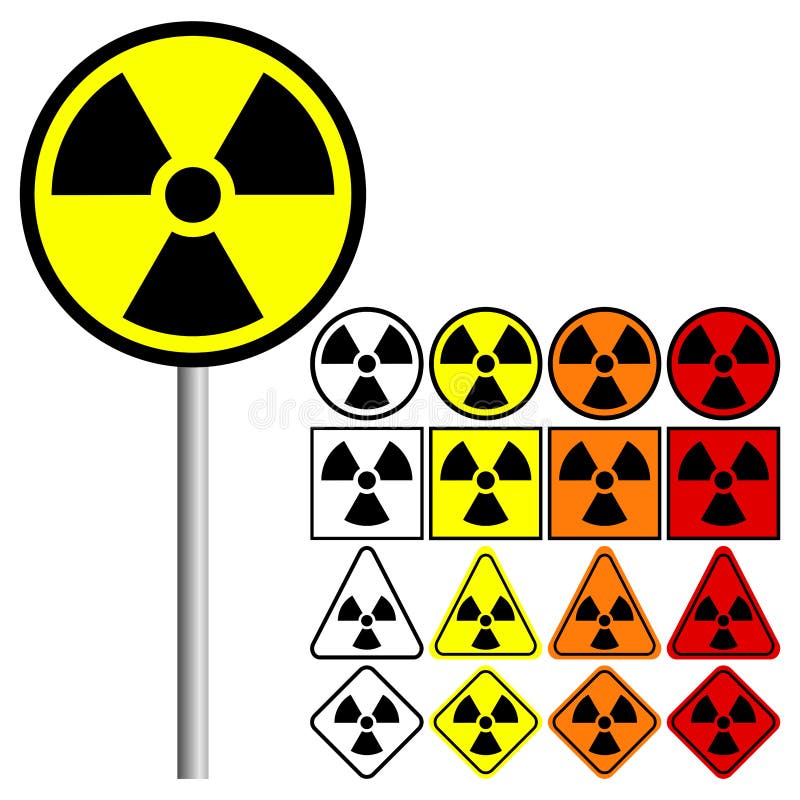 Nuclear Symbol Icon - Vector Illustration Stock Vector - Illustration ...