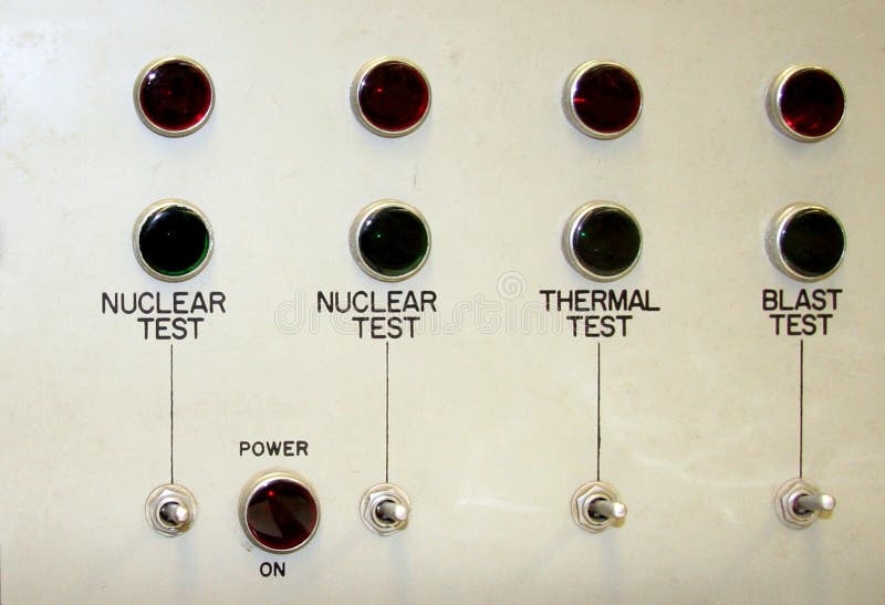 Control Panels Underground Bunker Stock Photo - Image of measurement ...