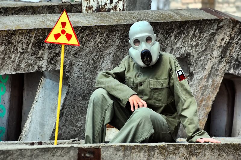 Nuclear tourist stock image. Image of ruins, chernobyl - 13908839