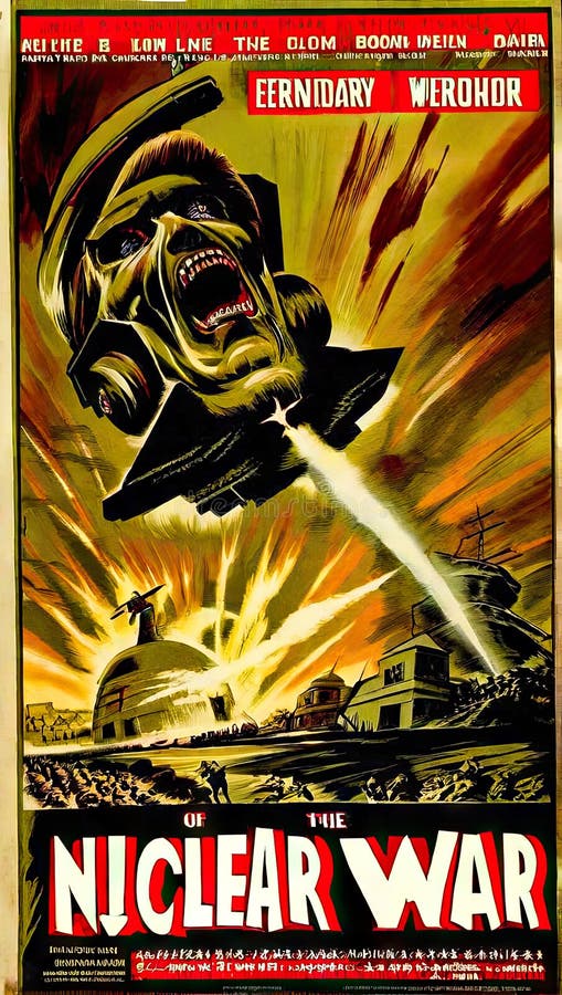Nuclear War Horror Concept. the End of the World. Apocalypse Stock ...