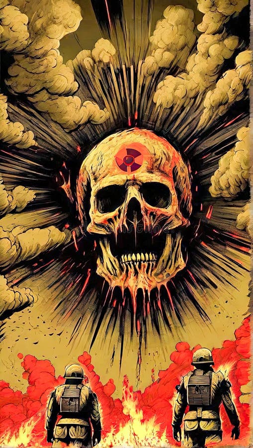 Nuclear War Horror Concept. the End of the World. Apocalypse Stock ...