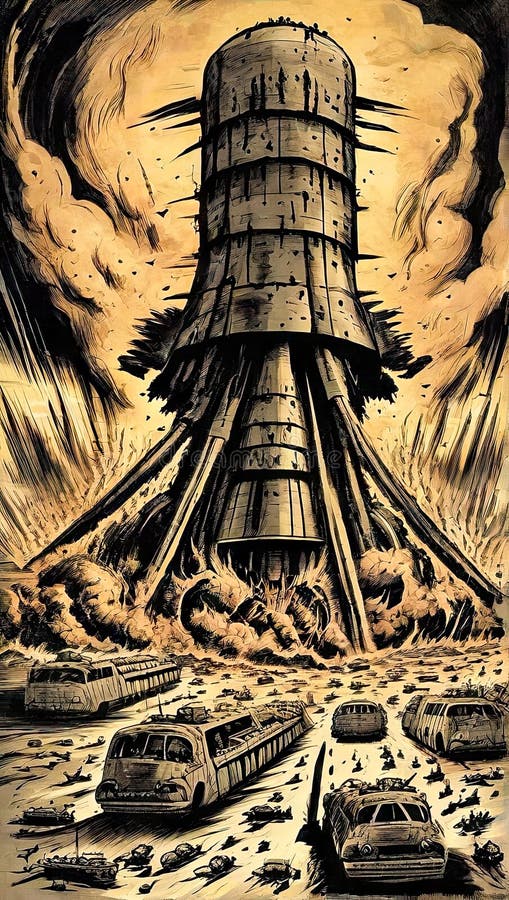 Nuclear War Horror Concept. the End of the World. Apocalypse Stock ...