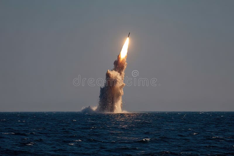 Launch of a Nuclear Ballistic Intercontinental Missile from Submarine ...