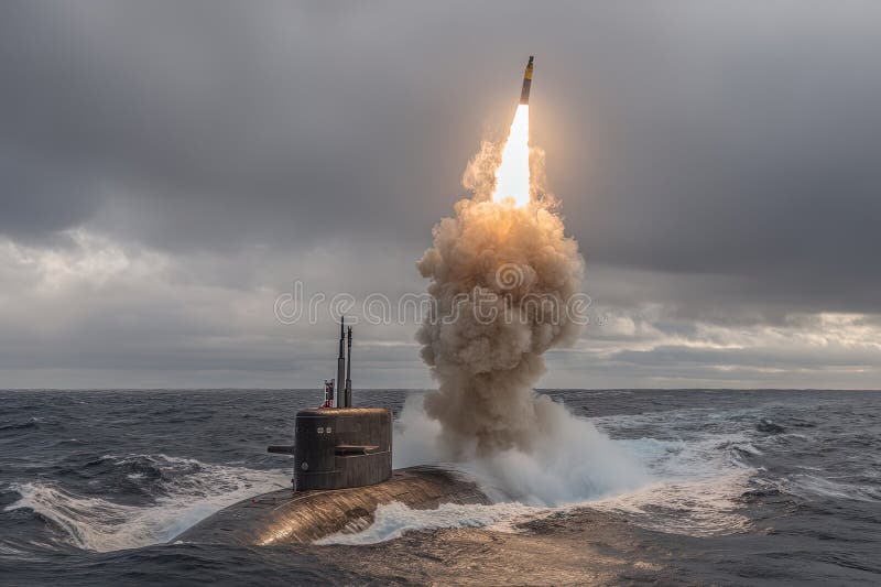 Launch of a Nuclear Ballistic Intercontinental Missile from Submarine ...