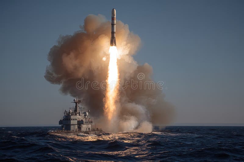 Launch of a Nuclear Ballistic Intercontinental Missile from Submarine ...
