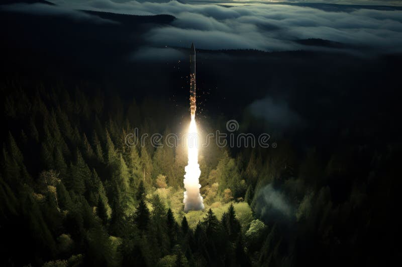 Nuclear war. Start. stock photo. Image of rocket, fighting - 289234366