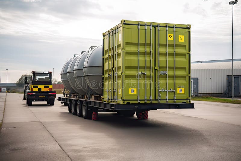 Storage Facility, with View of the Radioactive Waste Being Safely ...