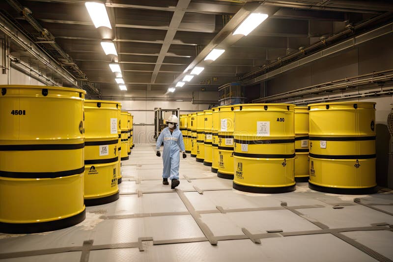 Nuclear Waste and Storage Facility, with X-ray Scanners Used To Verify ...