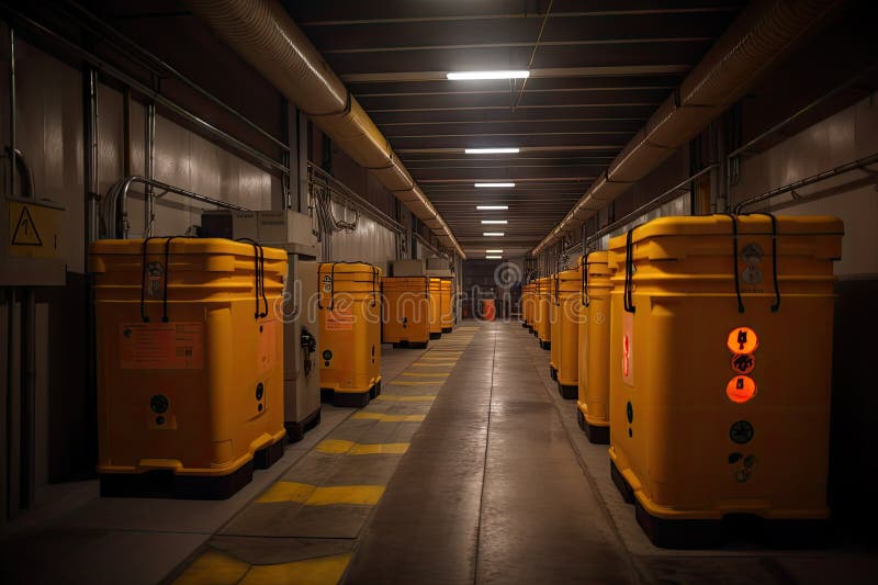 Nuclear Waste and Storage Facility, with X-ray Scanners Used To Verify ...