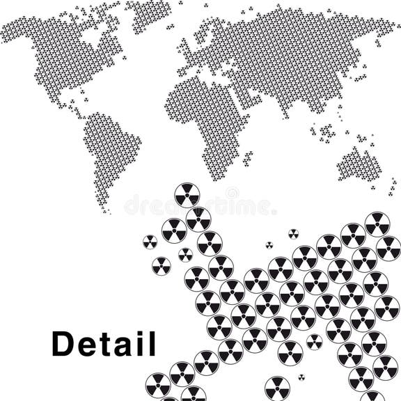 Nuclear world stock vector. Illustration of business, global - 6018879