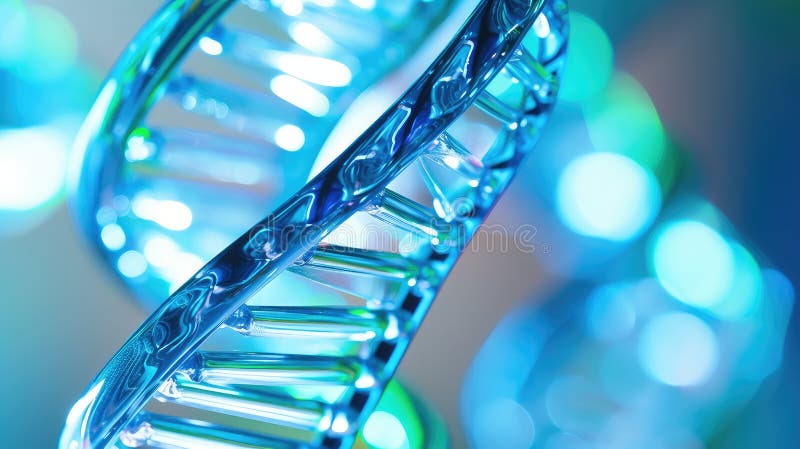 Nucleotide dna chain stock illustration. Illustration of double - 307636435