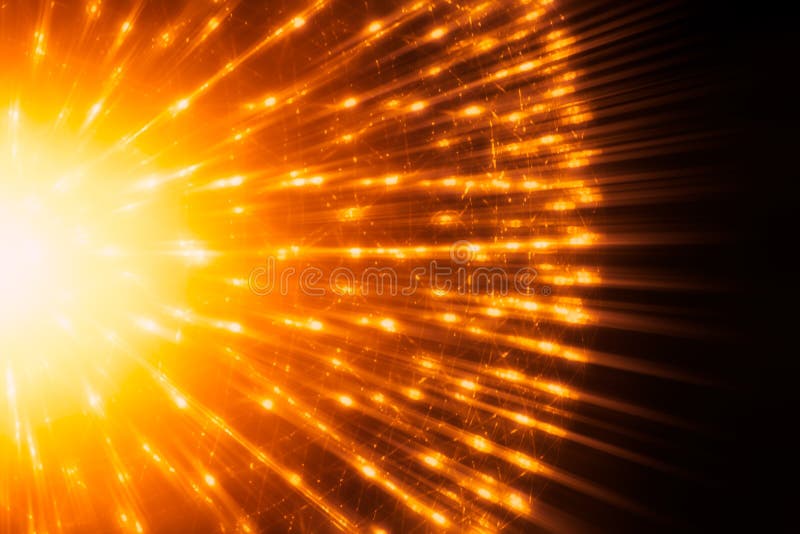 Nucleus of Atom Nuclear Explode Atomic Bomb Stock Illustration ...