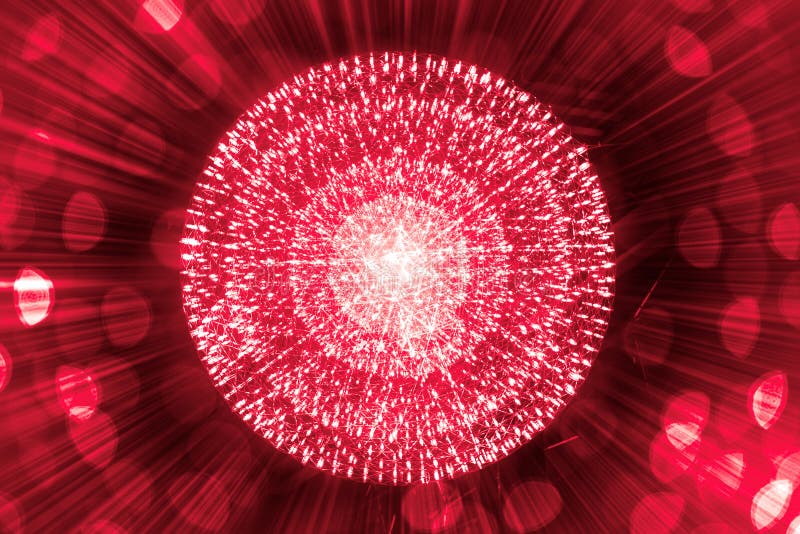 Nucleus of Atom Nuclear Explode Ray Radiation Stock Illustration ...