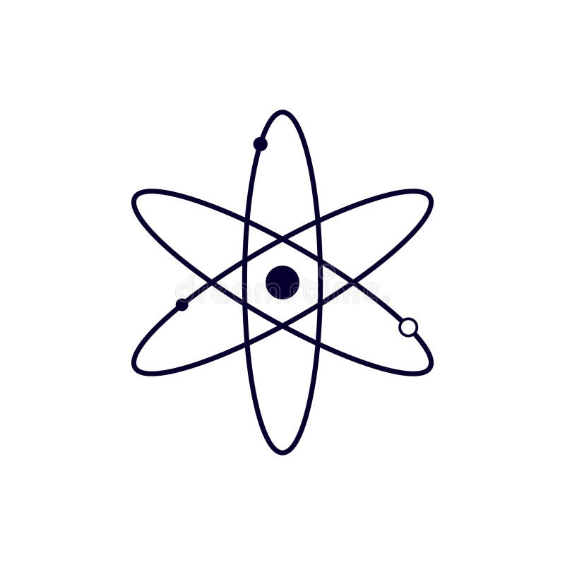 Nucleus Atom Science Icon Vector Illustration Stock Vector ...