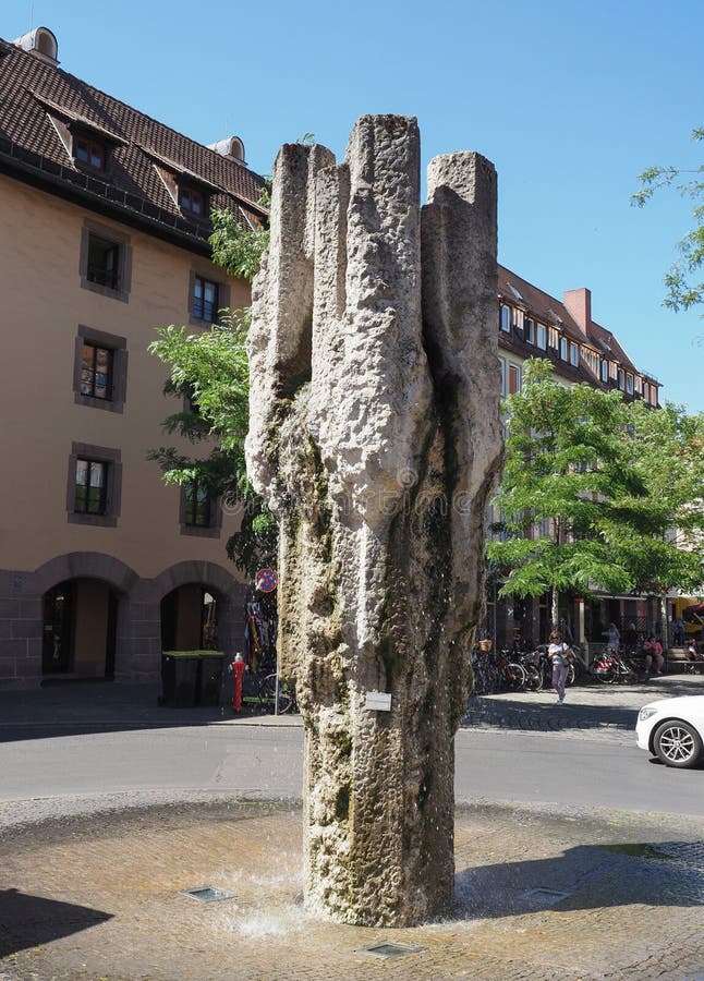 View of Old City Centre in Nuernberg Editorial Photo - Image of ...