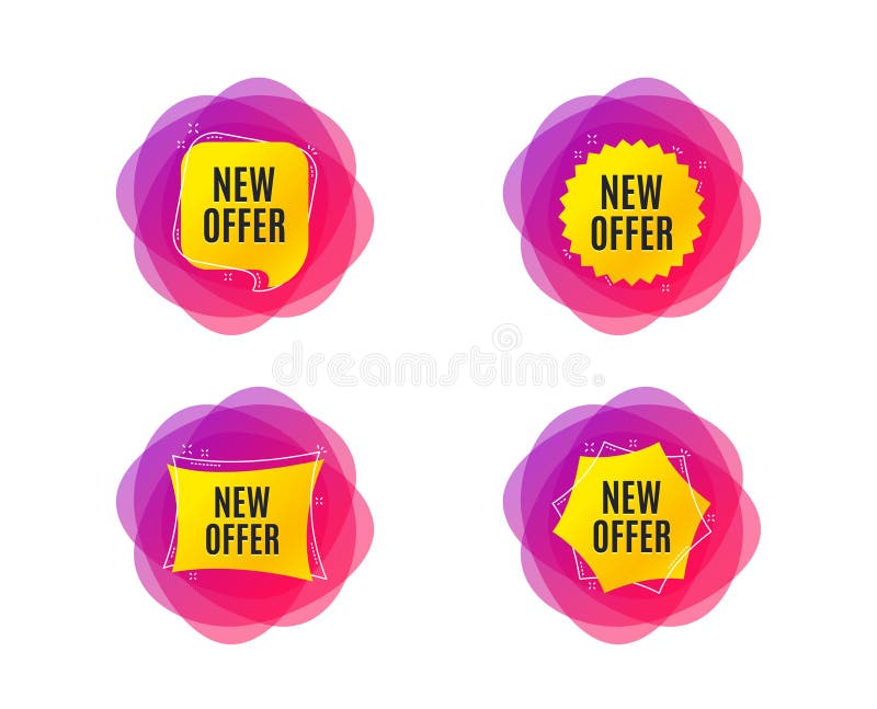 Nueva Oferta Muestra Del Precio Especial Vector Ilustración del Vector ...