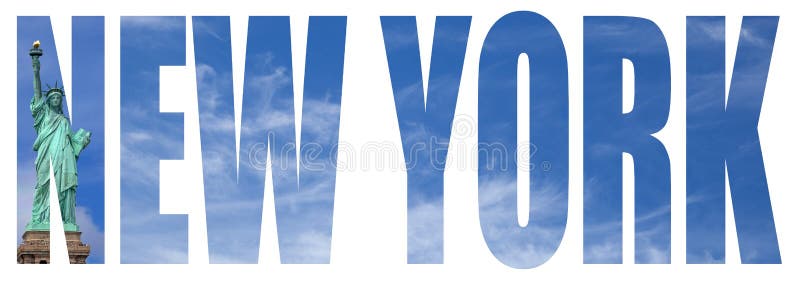 Nueva York Pone Letras a Concepto Foto de archivo - Imagen de recorrido ...