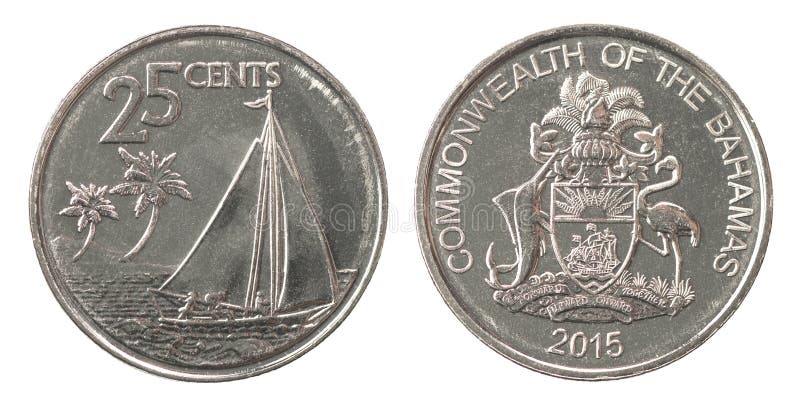 Nuevas monedas en Bahamas imagen de archivo. Imagen de mercado - 157980271