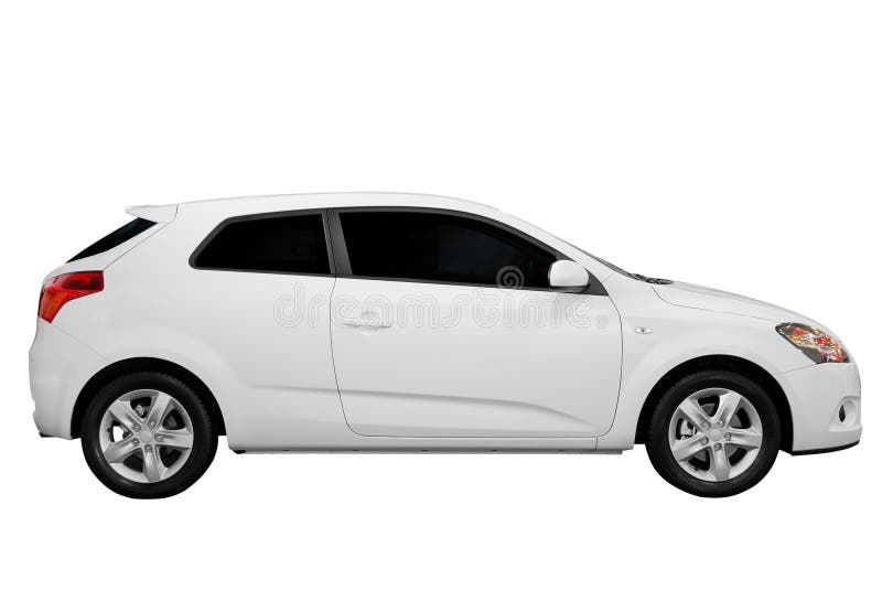 Nuevo coche blanco foto de archivo. Imagen de costoso - 11778106