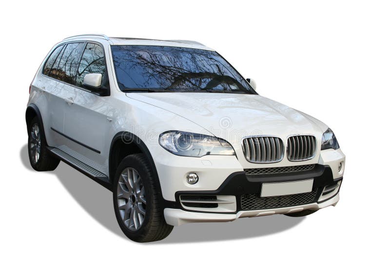 Nuevo coche blanco imagen de archivo. Imagen de transporte - 4649863