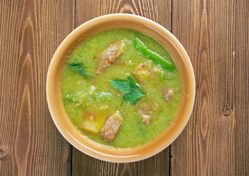 Nuevo Guisado Verde Mexicano De Chile Foto de archivo - Imagen de chile ...