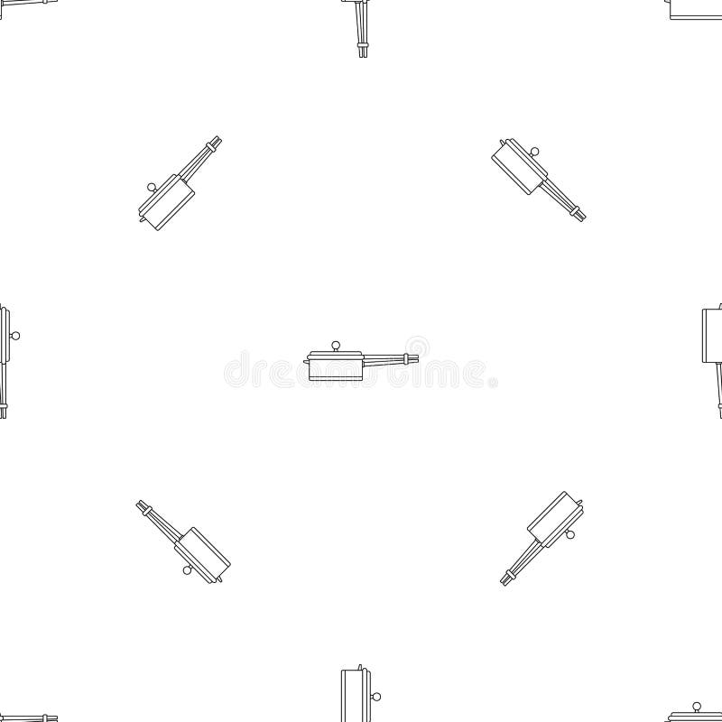 Nuevo Icono Del Cazo, Estilo Del Esquema Ilustración del Vector ...