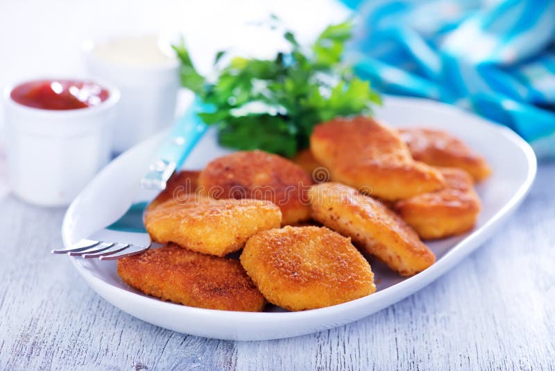 Nugets stock image. Image of green, crunchy, meal, breast - 68114997