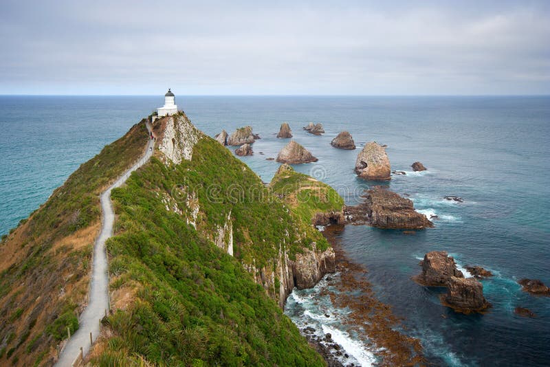 Nugget Point, NZ stock photo. Image of ocean, oceania - 51376840