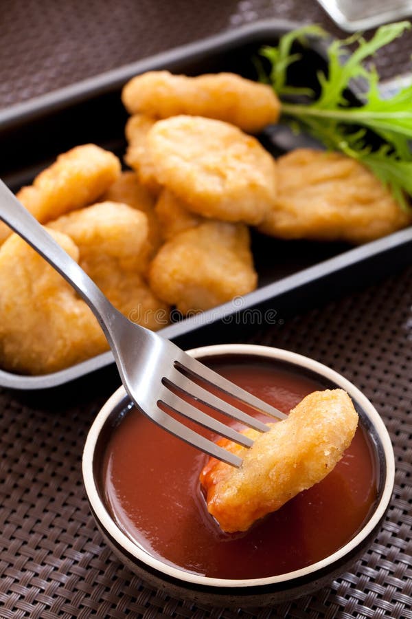 Nuggets stock image. Image of tomato, fastfood, american - 103772295