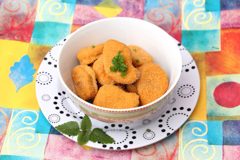 Nuggets stock image. Image of chicken, fast, nugget, dish - 58515101