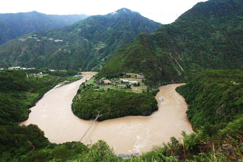 Nujiang River stock image. Image of china, southern, nature - 61252599