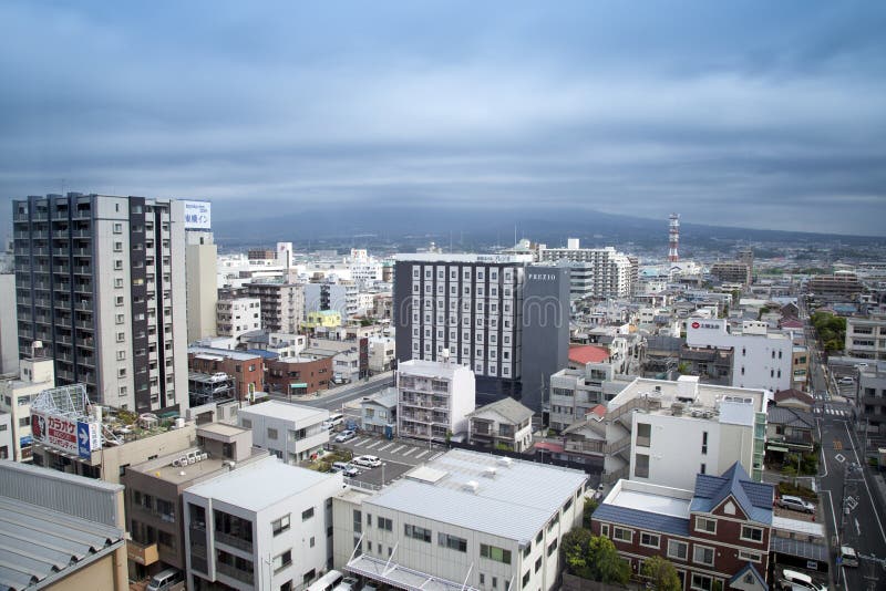 NUMAZU CITY editorial stock photo. Image of mount, scenic - 82287113